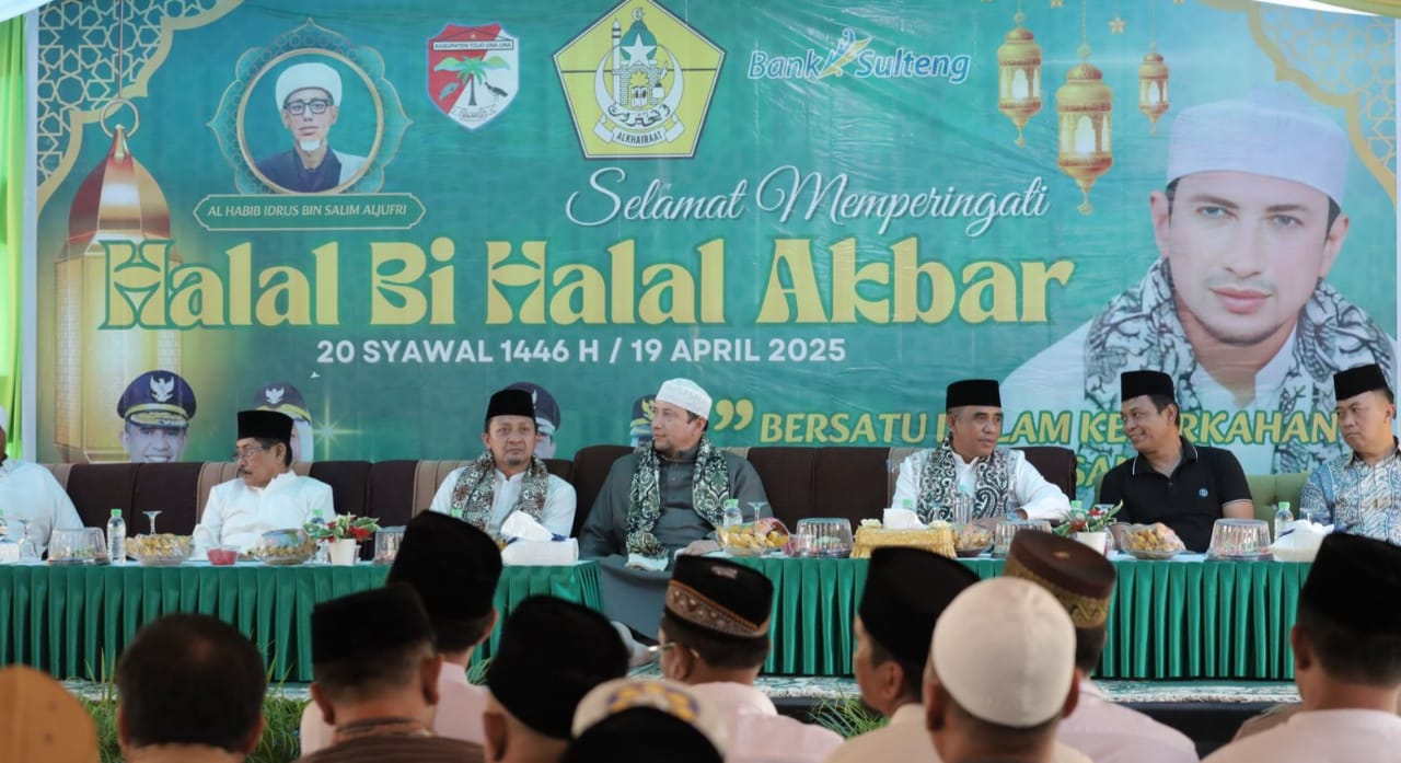 Hadiri Halal Bi Halal Alkhairaat di Ampana, Gubernur : Jaga Warisan Guru Tua Agar Cintanya Tidak ...